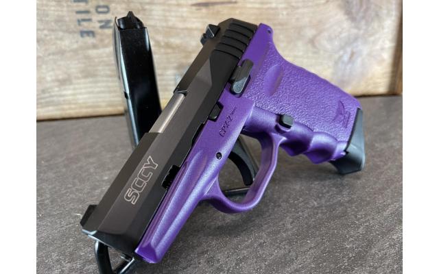 SCCY CPX-2 3.1" 9mm, Purple / Blk - NEW! - harveysauctions.com