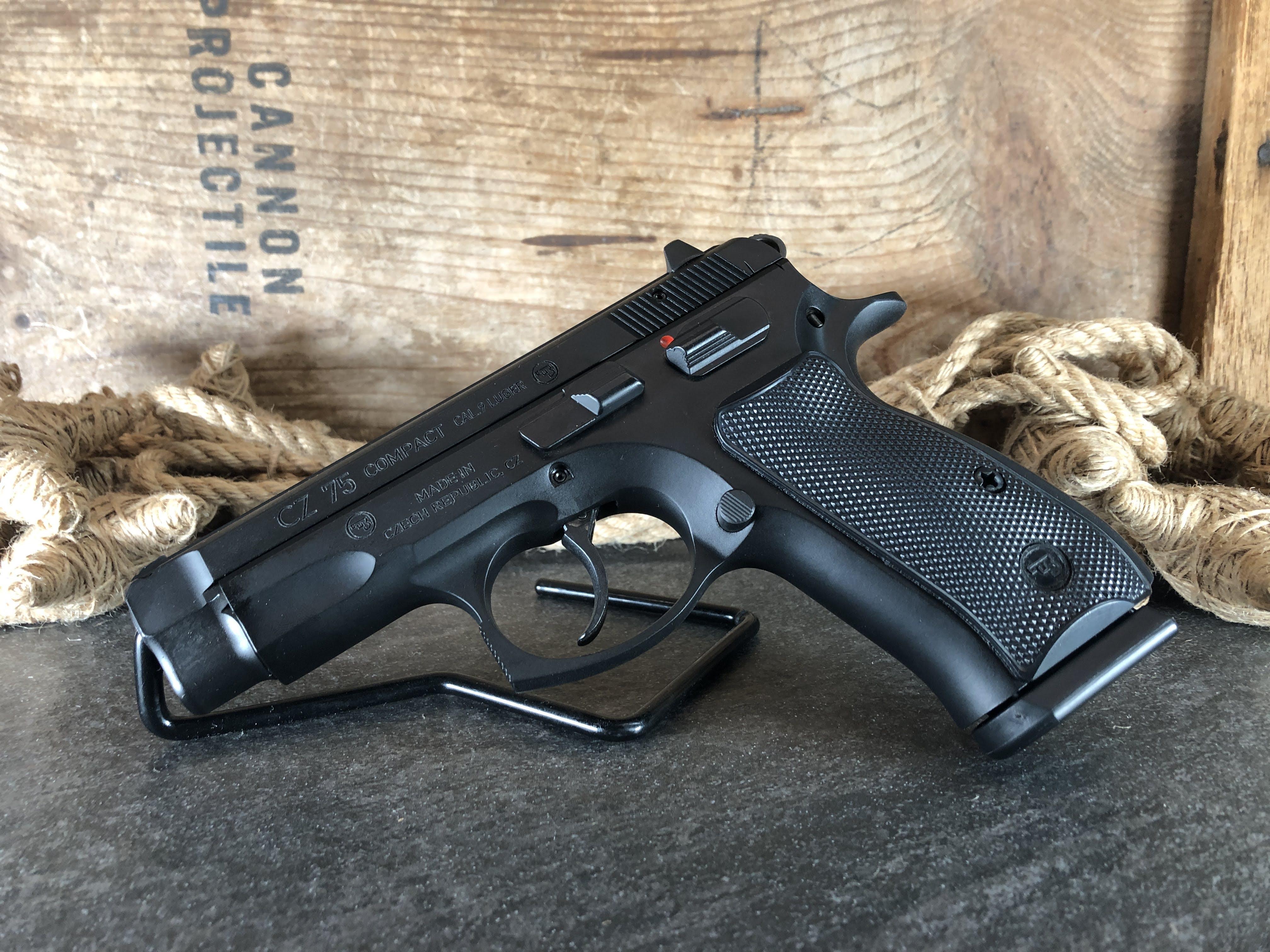 Pre-owned CZ75 Compact 9mm in Hard Case - harveysauctions.com