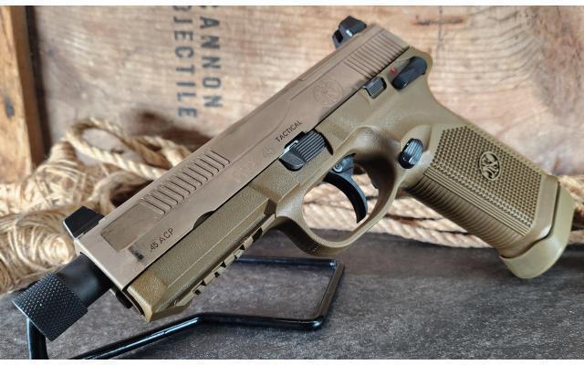 Pre-owned Fn Herstal FNX-45 Tactical .45ACP In Original Soft Case ...