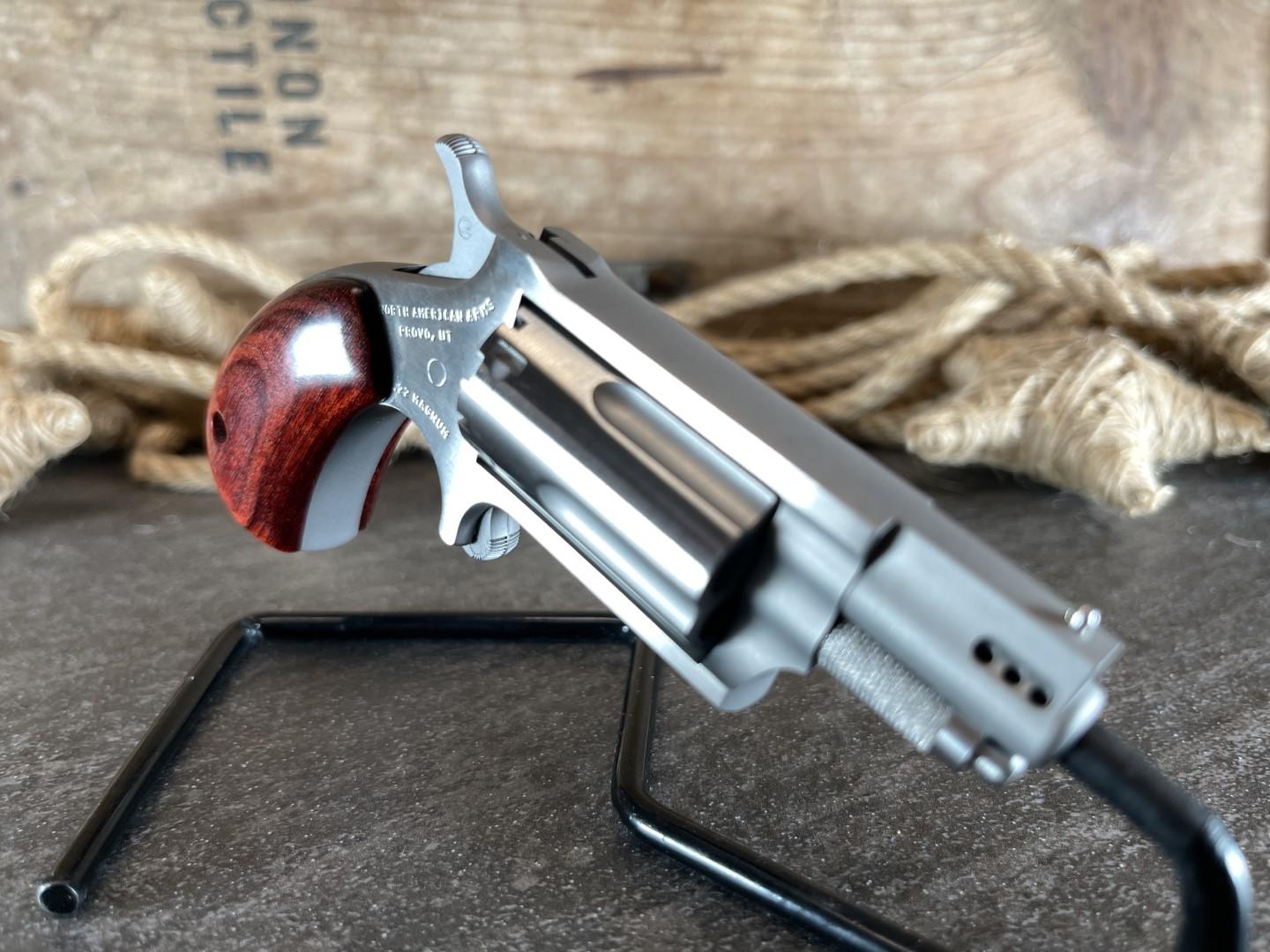 North American Arms Snub Mini-Compact Revolver 1-1/8" .22MAG - NEW ...