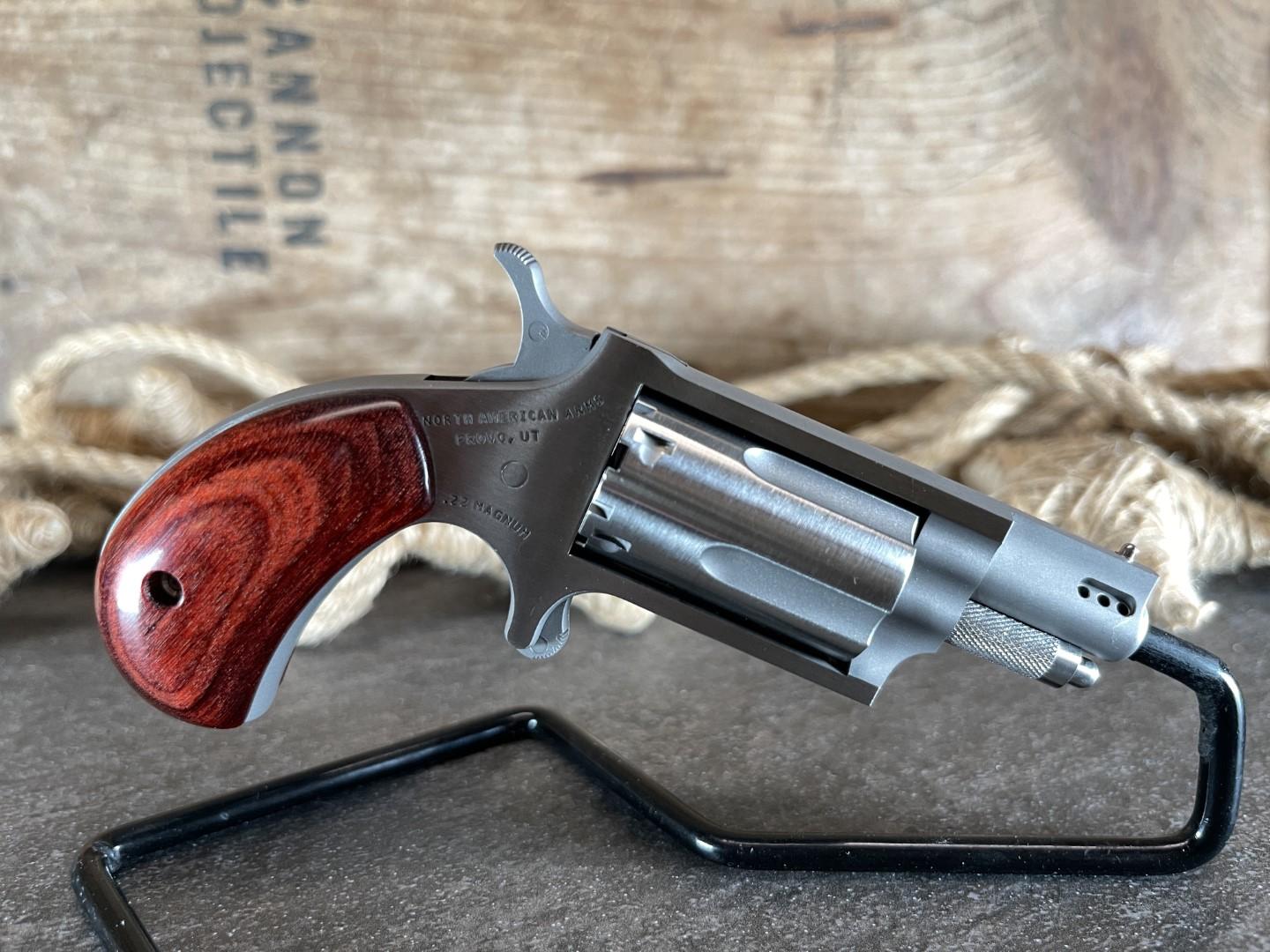 North American Arms Snub Mini-Compact Revolver 1-1/8" .22MAG - NEW ...