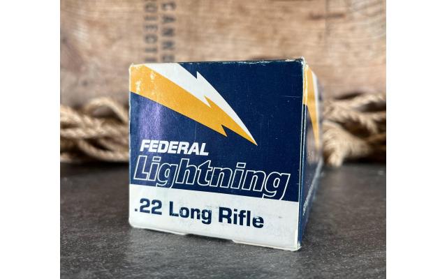 500 Rounds of Federal Lightning .22lr 38Gr - harveysauctions.com