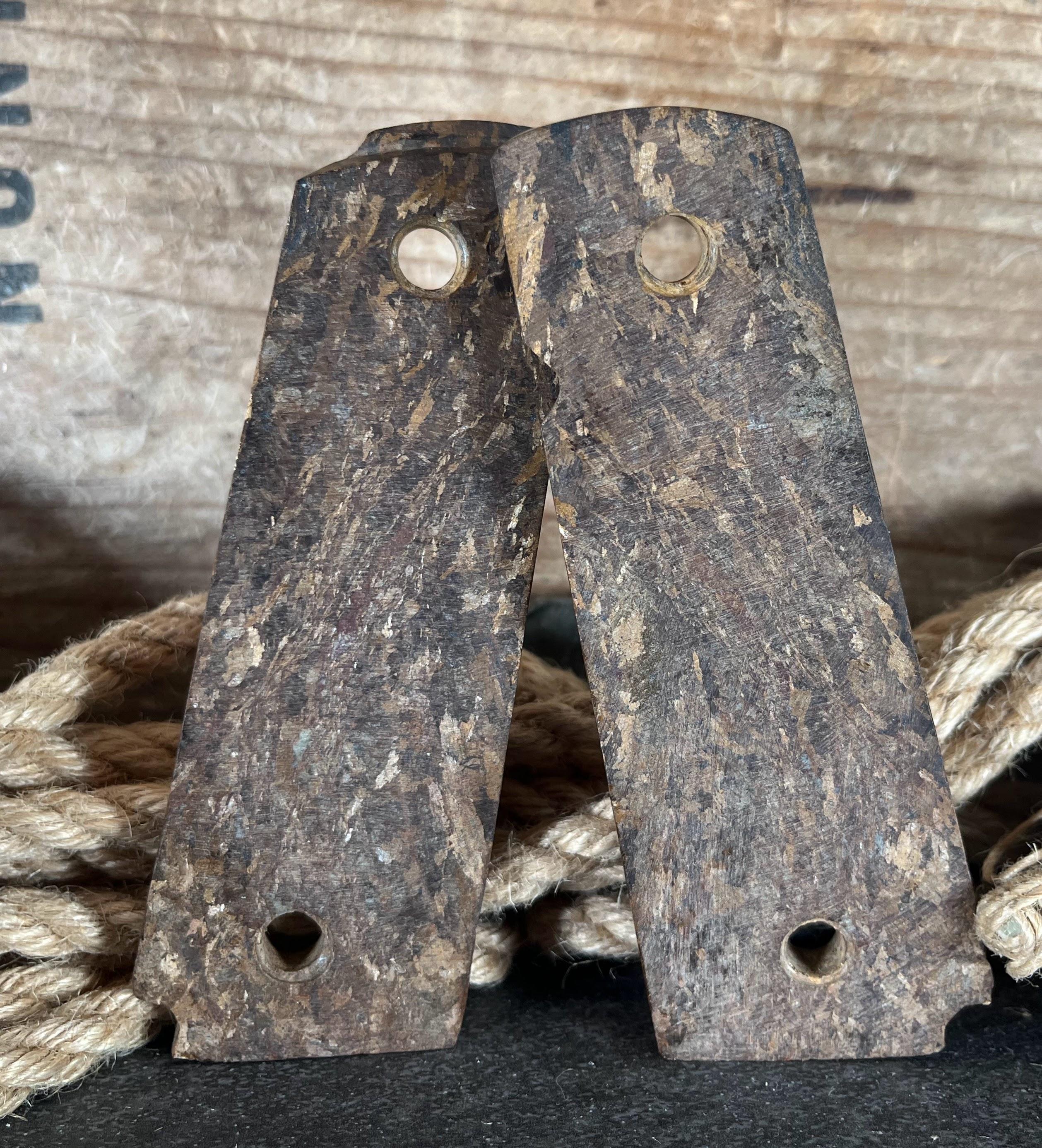 New 1911 Stone Grips (Over $100 Value!) - harveysauctions.com