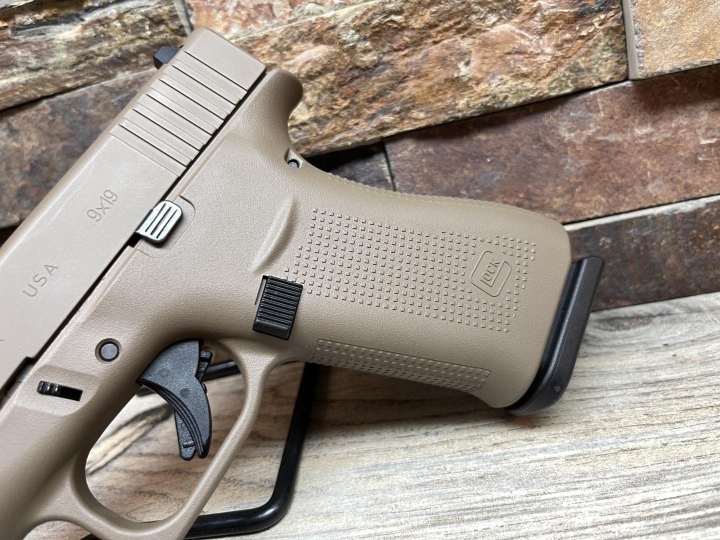 Glock 43X 3.4" 9mm, FDE - NEW! - harveysauctions.com