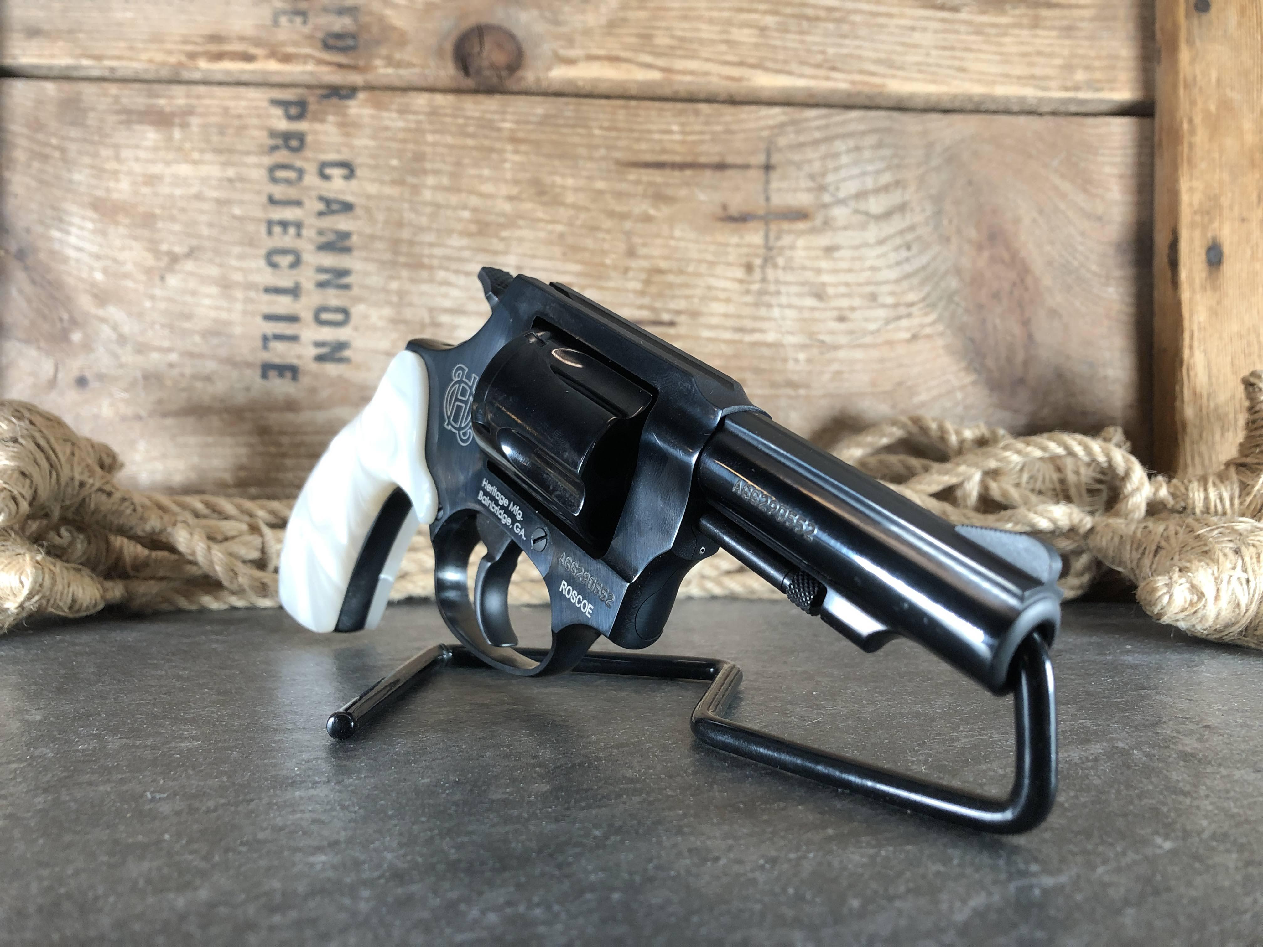 New Heritage Roscoe .38spl Pearl TALO - harveysauctions.com