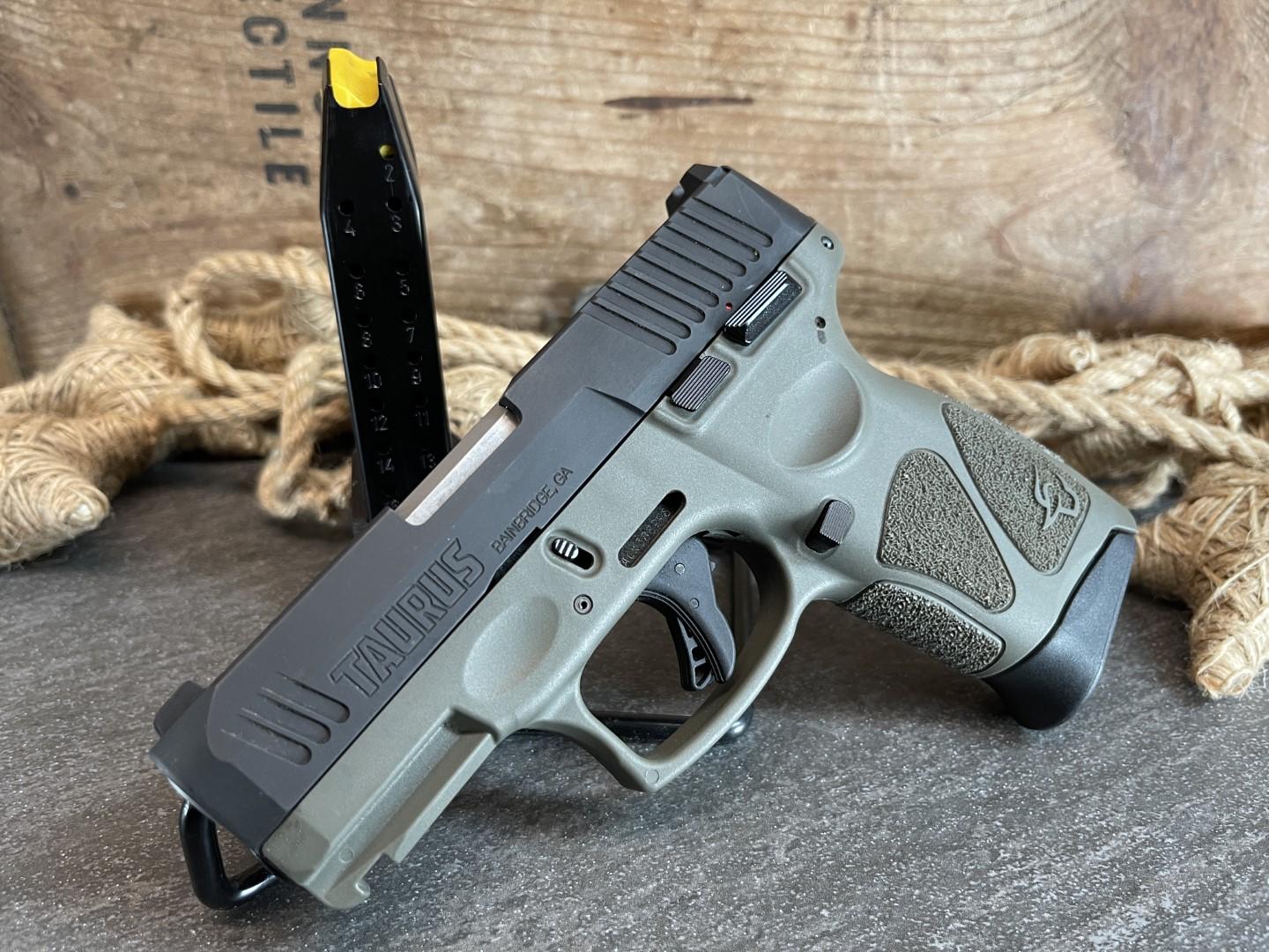 Taurus G3C 3.2" 9mm, OD Green - No Box - Pre-Owned - harveysauctions.com