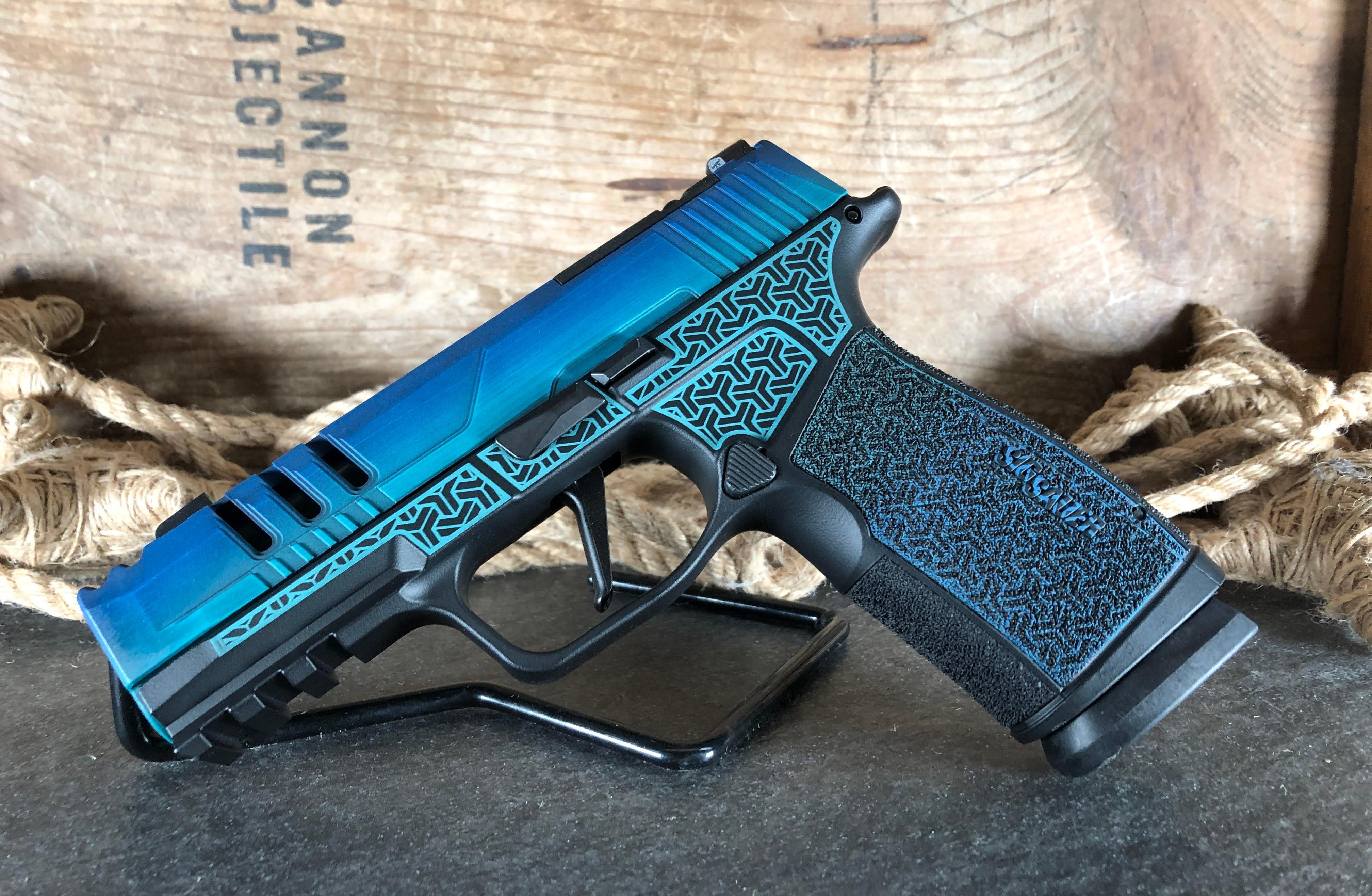 New Sig Sauer P365 X-Macro Comp 9mm Galactic June Bug - harveysauctions.com