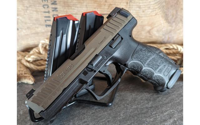 New Heckler & Koch VP9 9mm W/ Midnight Bronze Slide - harveysauctions.com