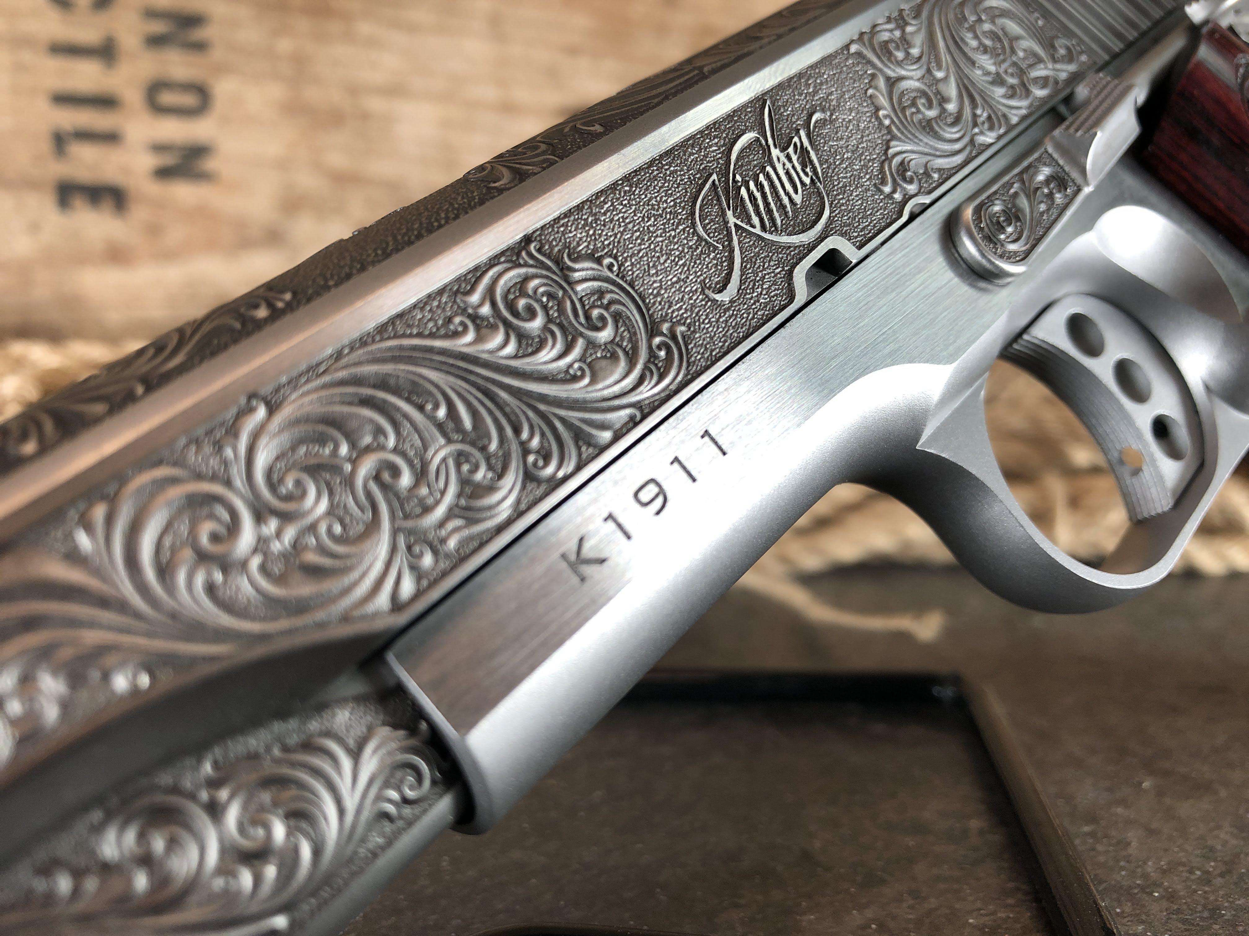 New Kimber 1911 Premier .45acp Engraved 193 of 200 - harveysauctions.com