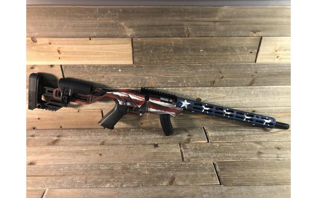 New Ruger Precision Rimfire American Flag 22lr - harveysauctions.com