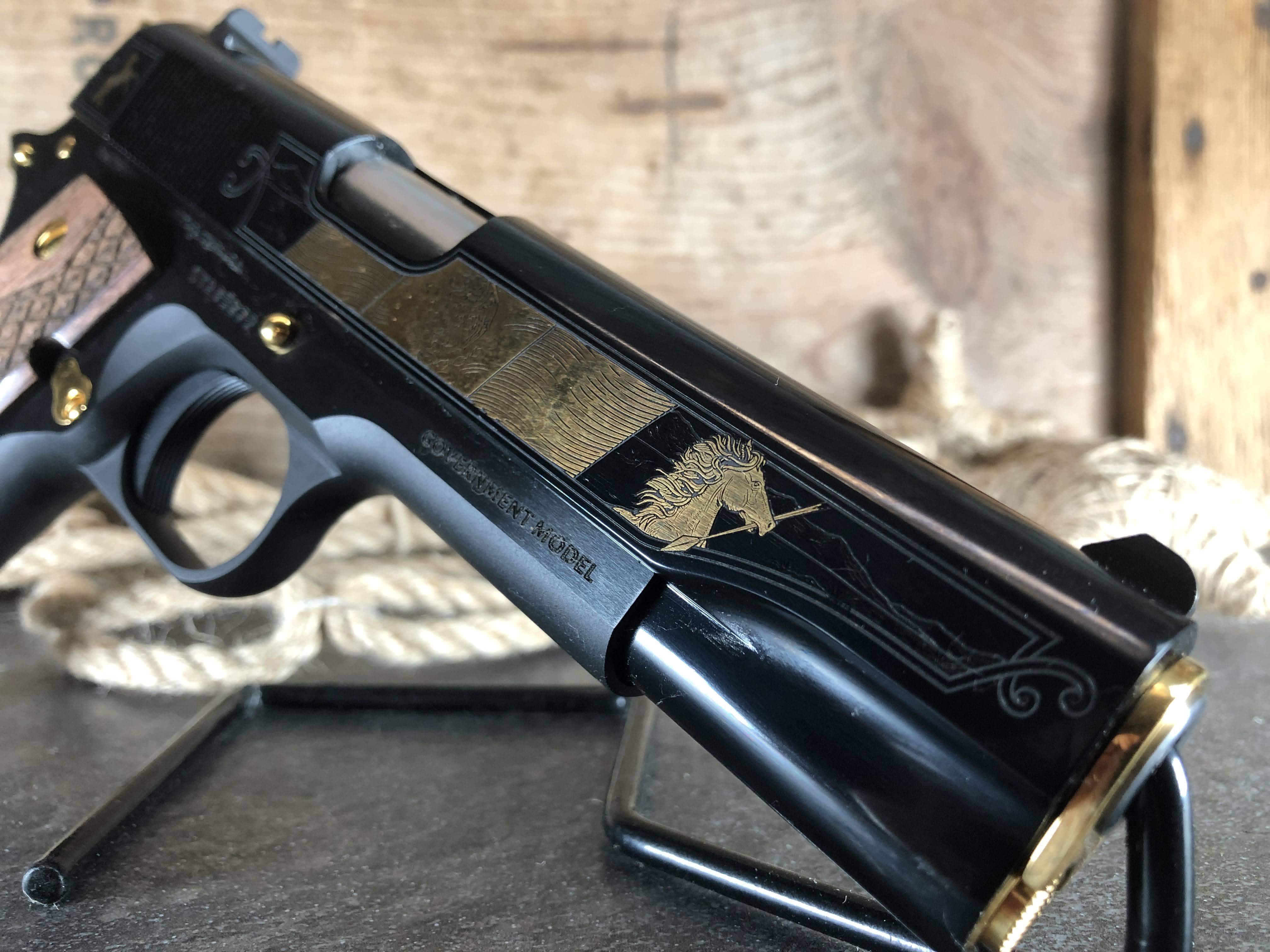 New Colt 1911 El Orgullo De Mexico .38super - harveysauctions.com
