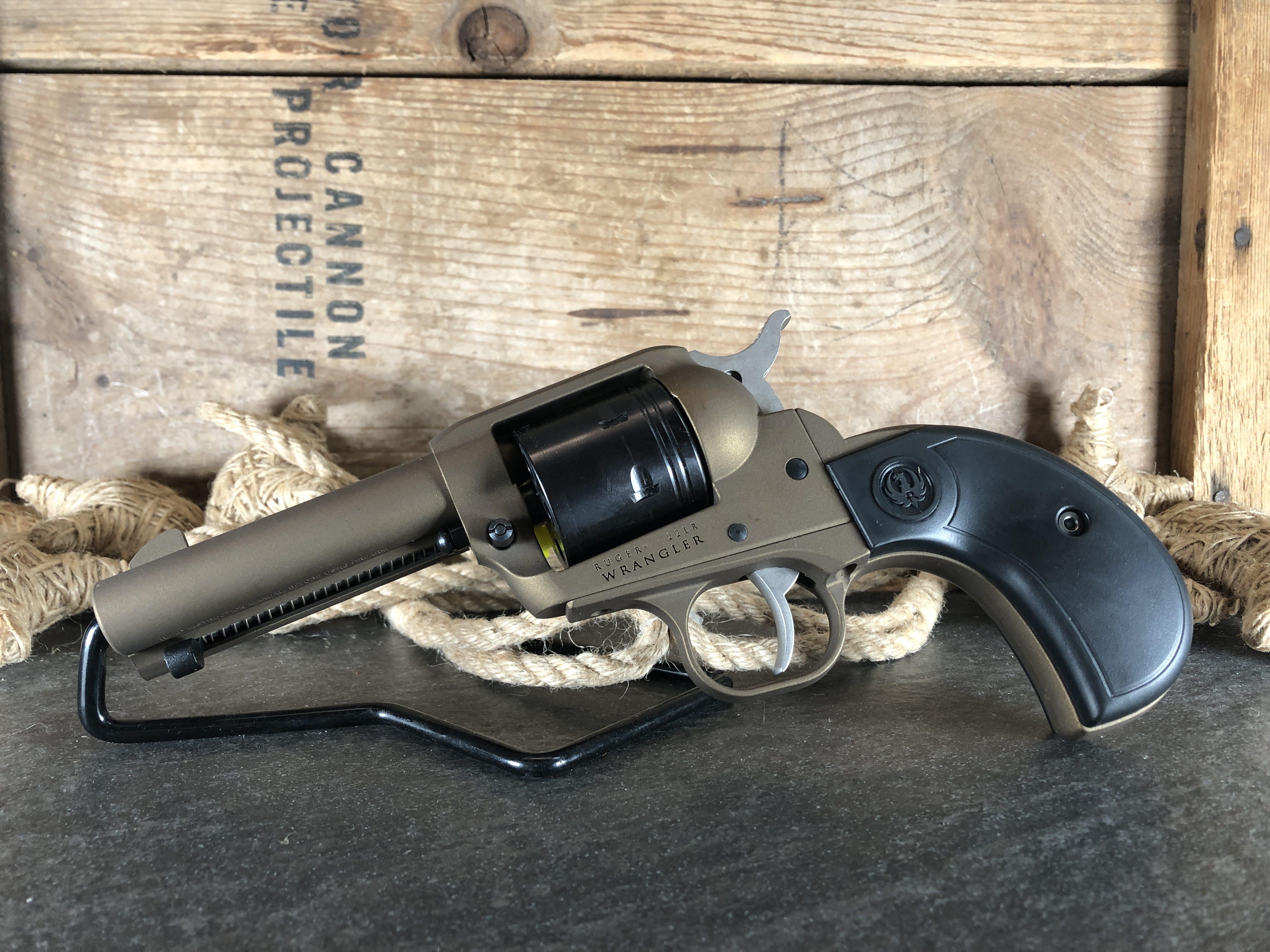 New Ruger Wrangler Bronze Birdshead .22lr - harveysauctions.com