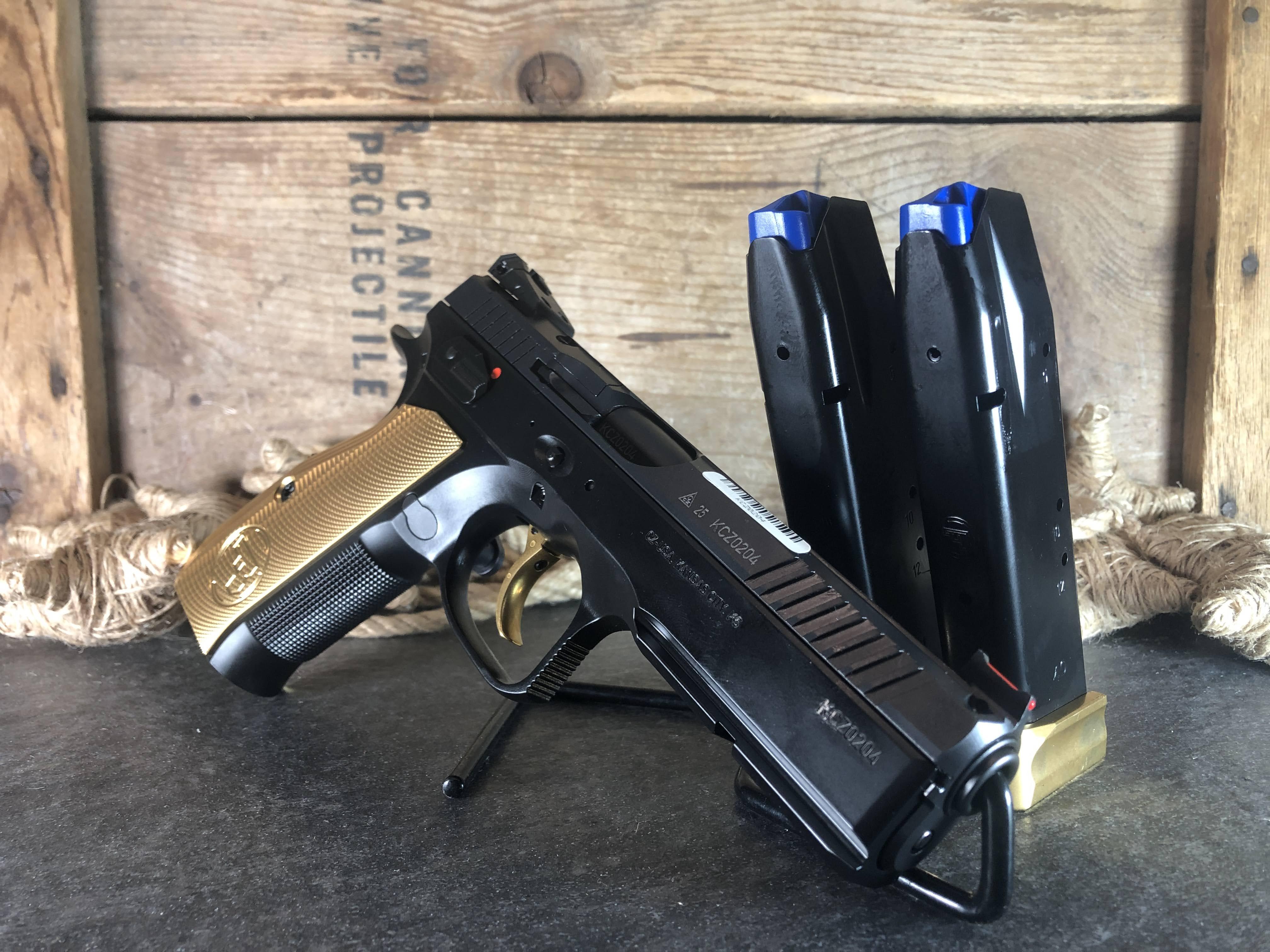 New CZ Shadow 2 Gold Digger 9mm - harveysauctions.com