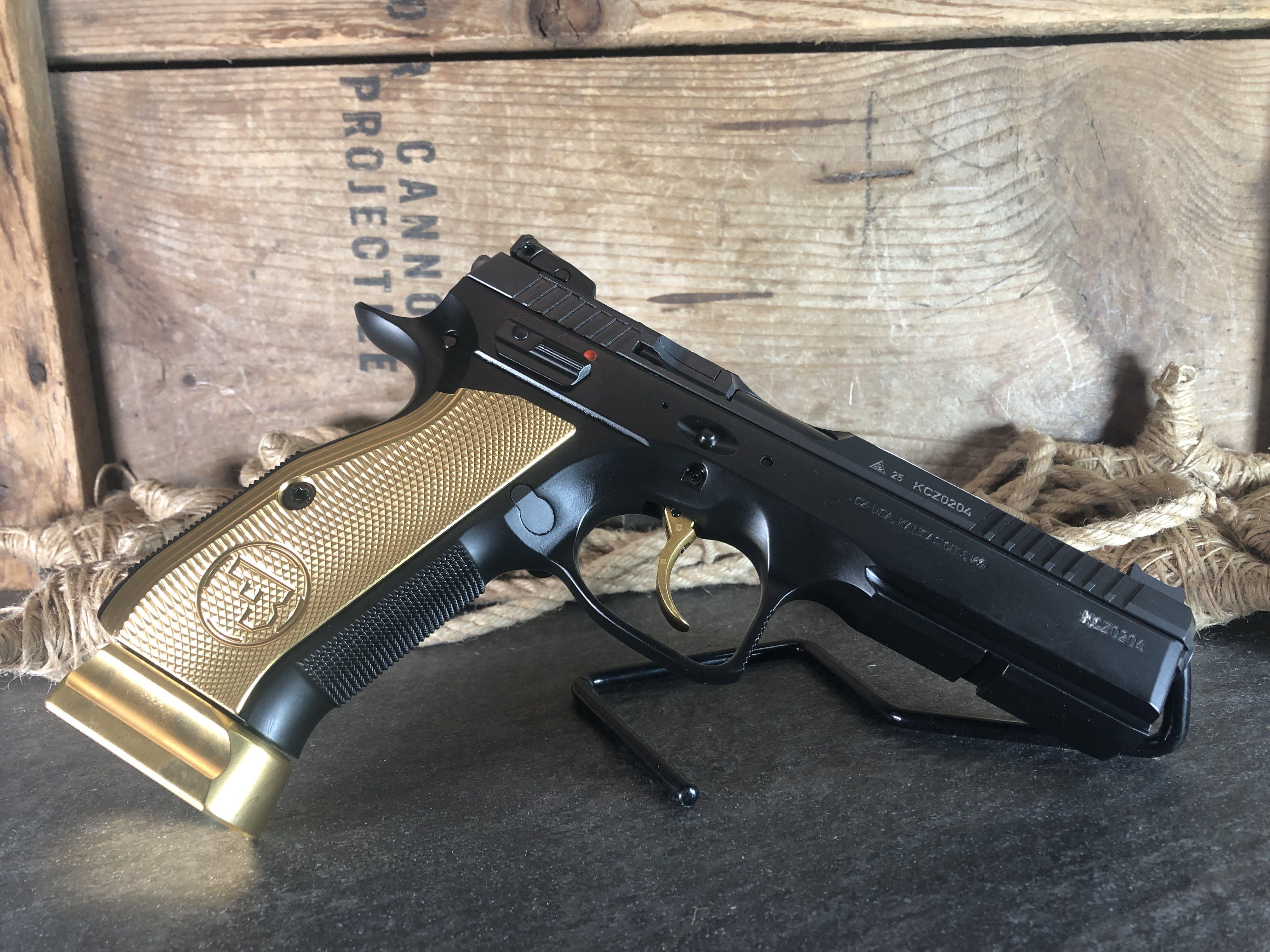 New CZ Shadow 2 Gold Digger 9mm - harveysauctions.com