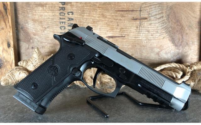 New Beretta 92XI SAO 9mm Two-Tone - harveysauctions.com