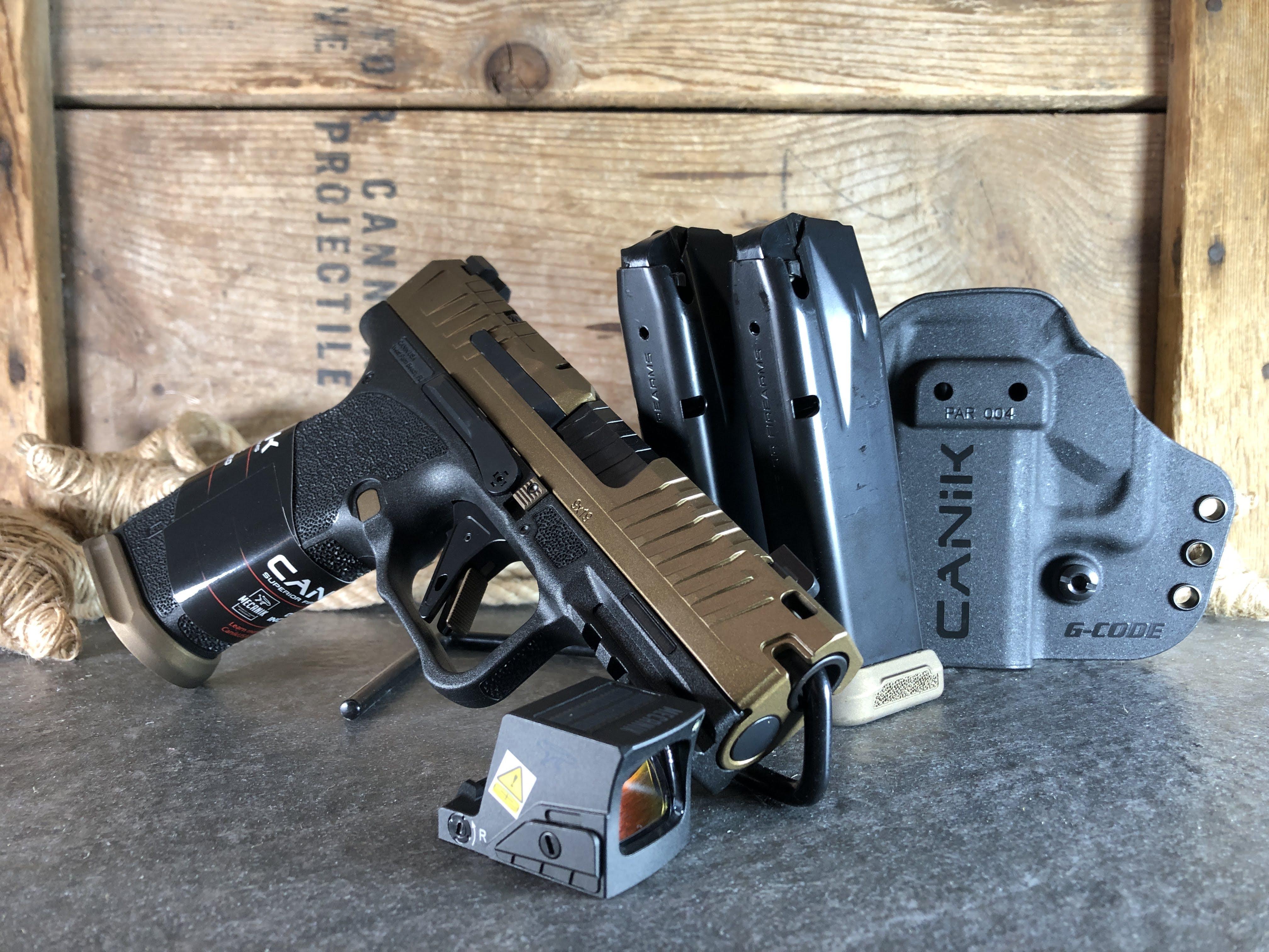 New Canik METE MC9 Prime 9mm with Mecanik MO4 - harveysauctions.com
