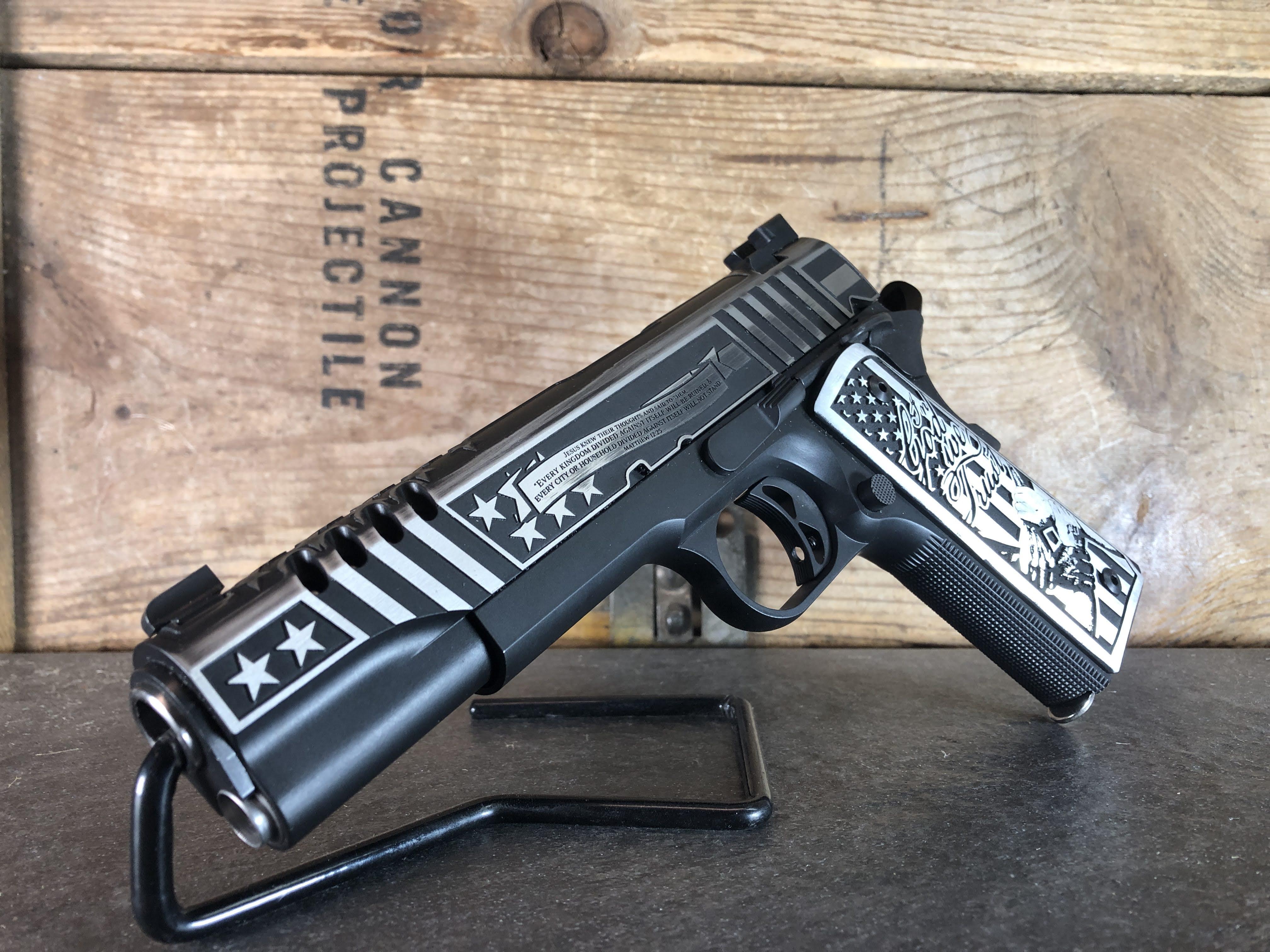 Pre-owned Auto Ordnance 1911 United We Stand .45acp In Hard Case ...