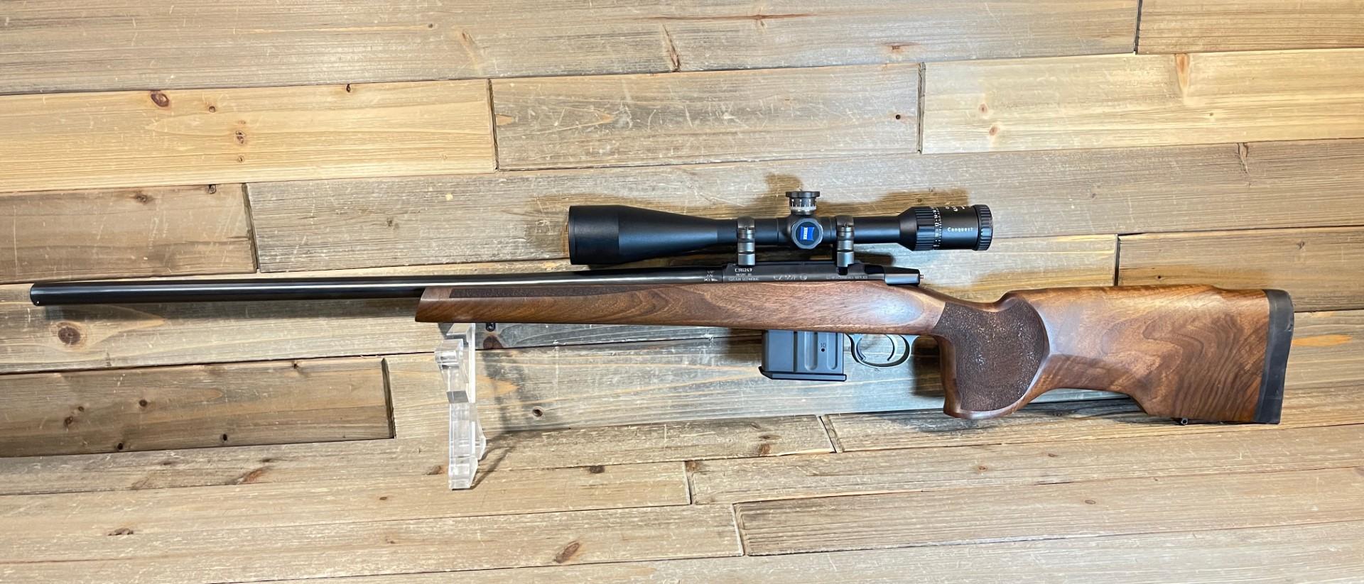 CZ 557 Varmint 25.6" .243WIN, in original box w/ Carl Zeiss Conquest 6. ...