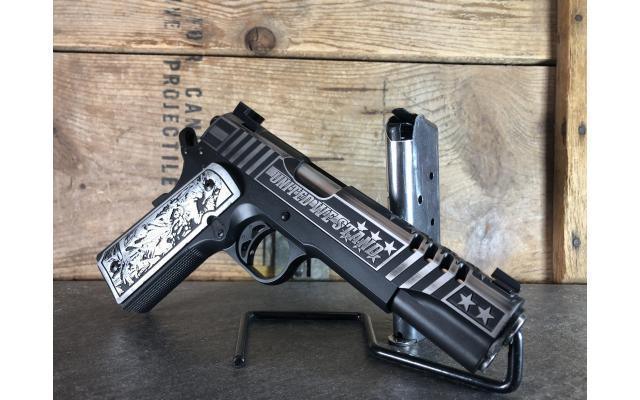 Pre-owned Auto Ordnance 1911 United We Stand .45acp In Hard Case ...