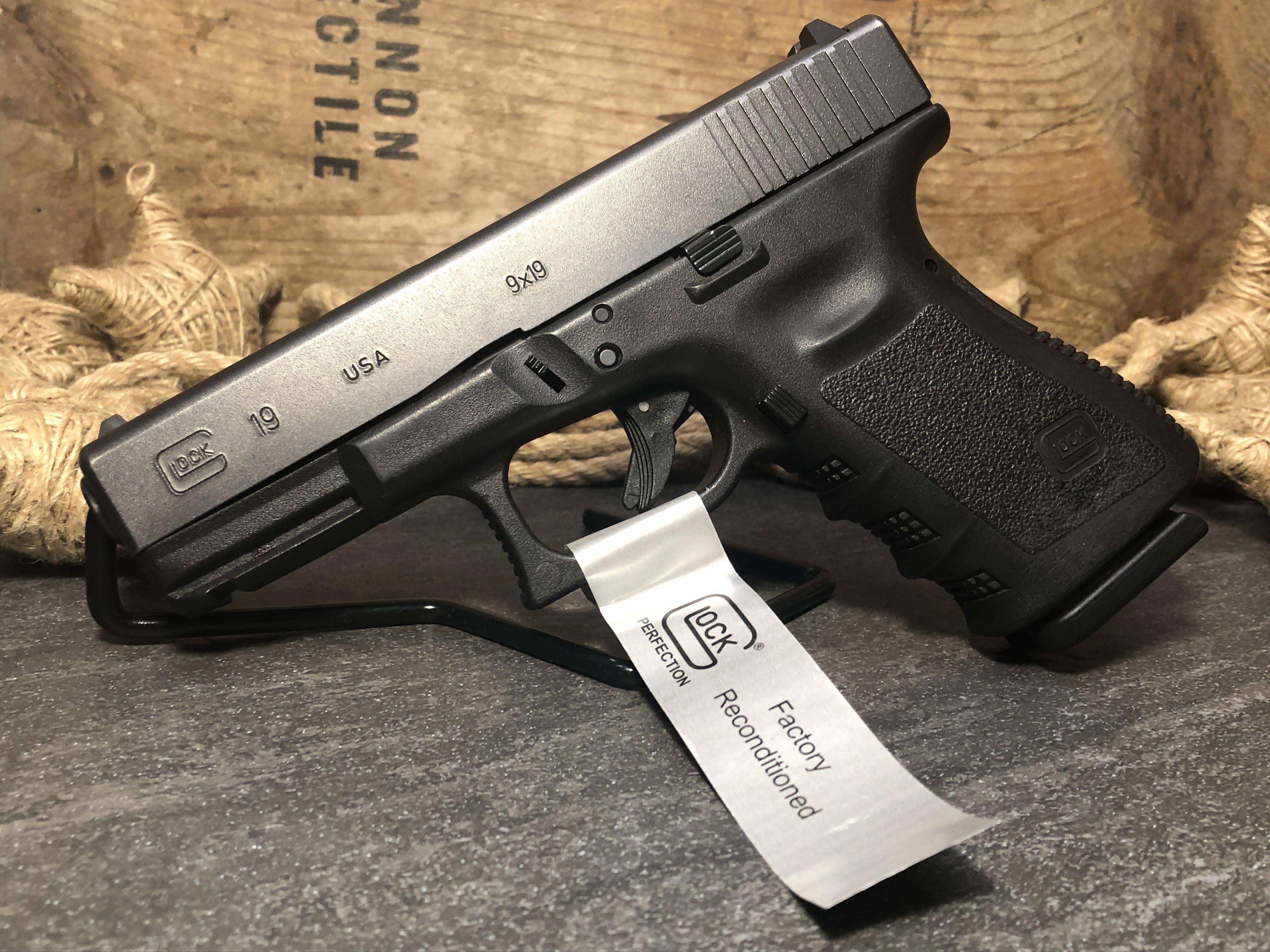 Factory Rebuilt Glock 19 Gen3 9mm - harveysauctions.com